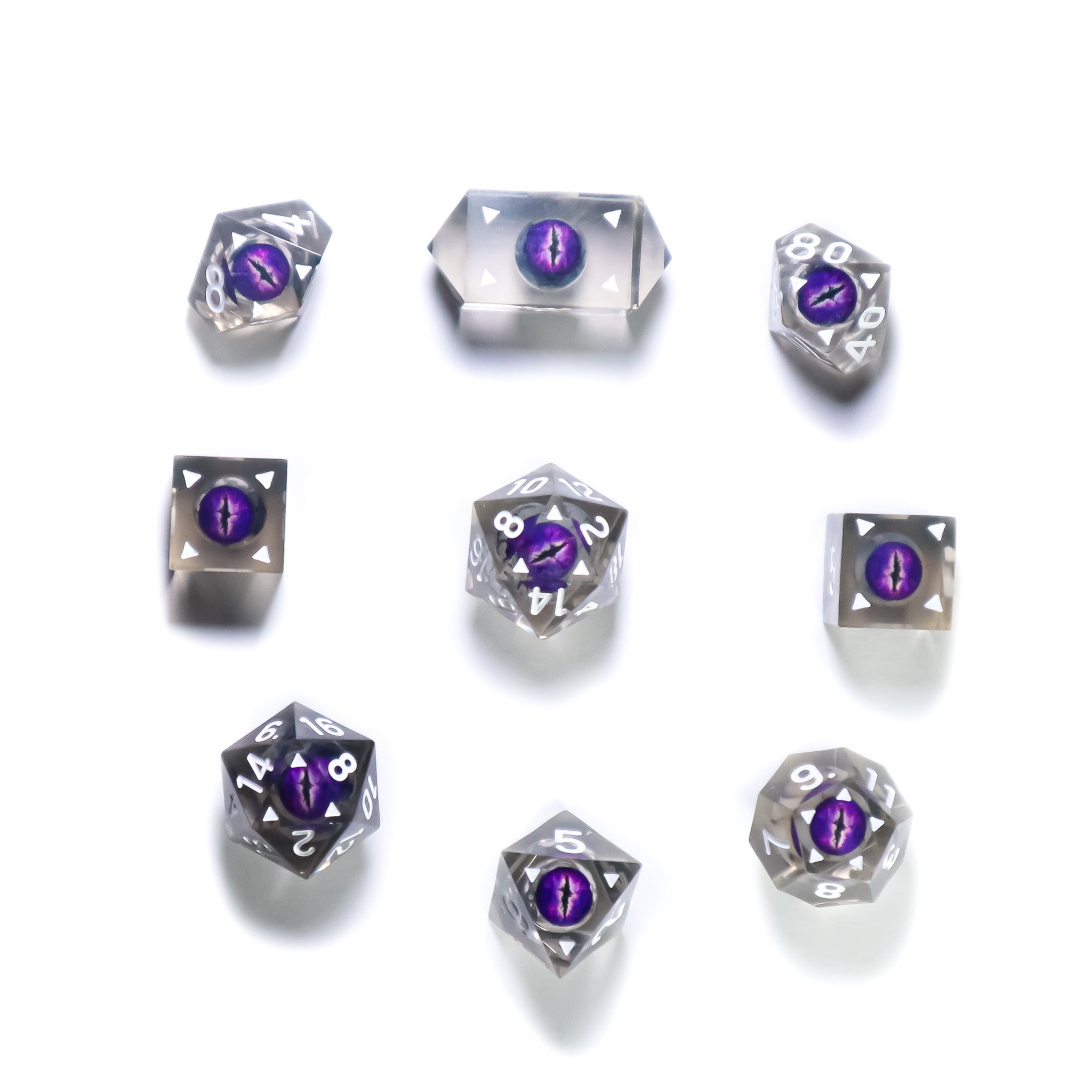 Pre-Order Dragon Eye Dice Sharp Edge - Black – Spidermind Games USA LLC