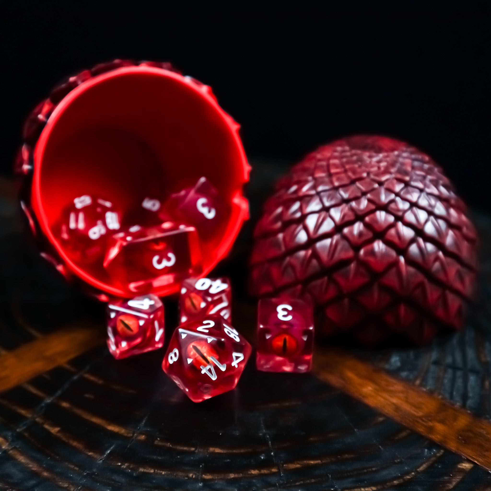 Pre-Order Dragon Eye Dice Round Edge - Red – Spidermind Games USA LLC