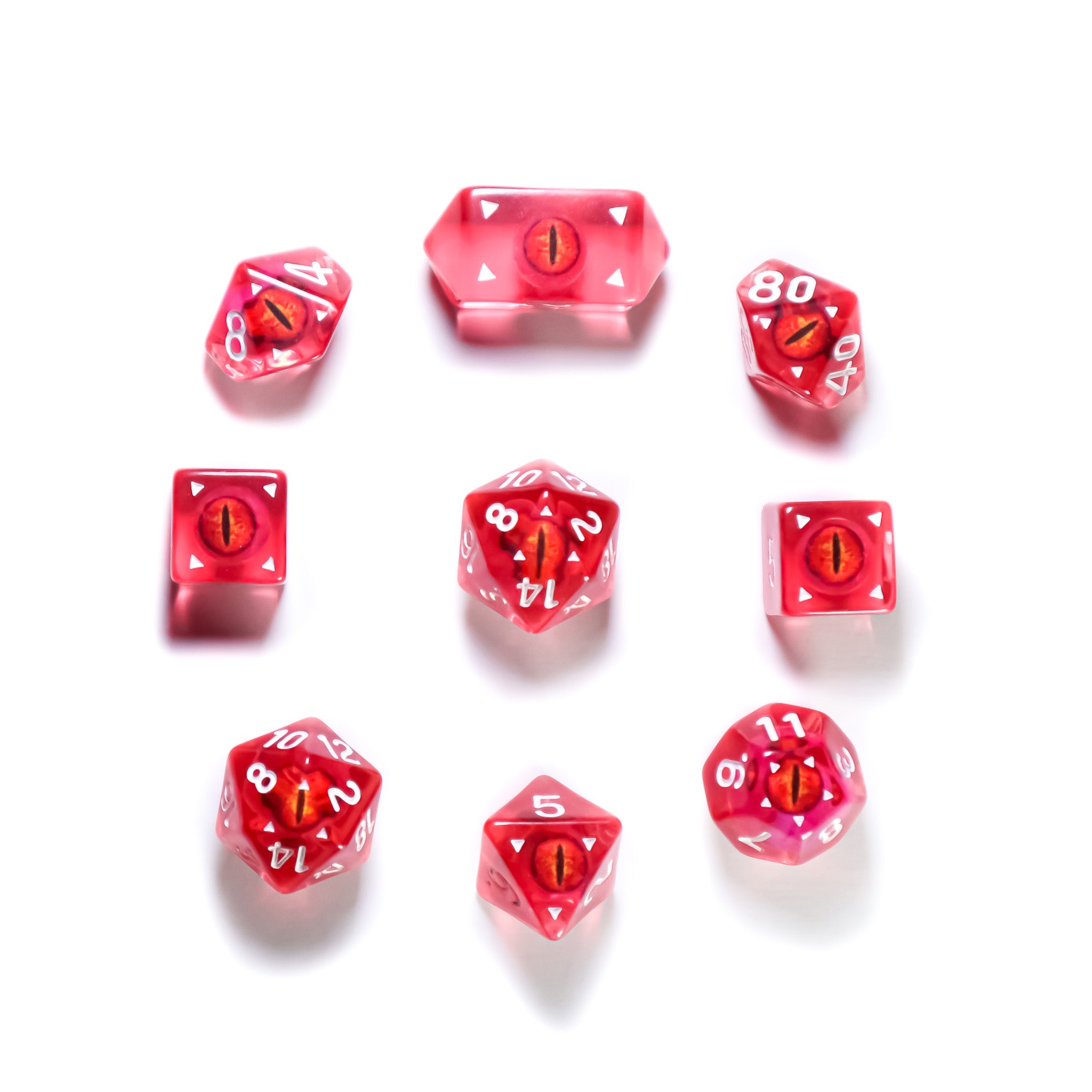 Pre-Order Dragon Eye Dice Round Edge - Red – Spidermind Games USA LLC