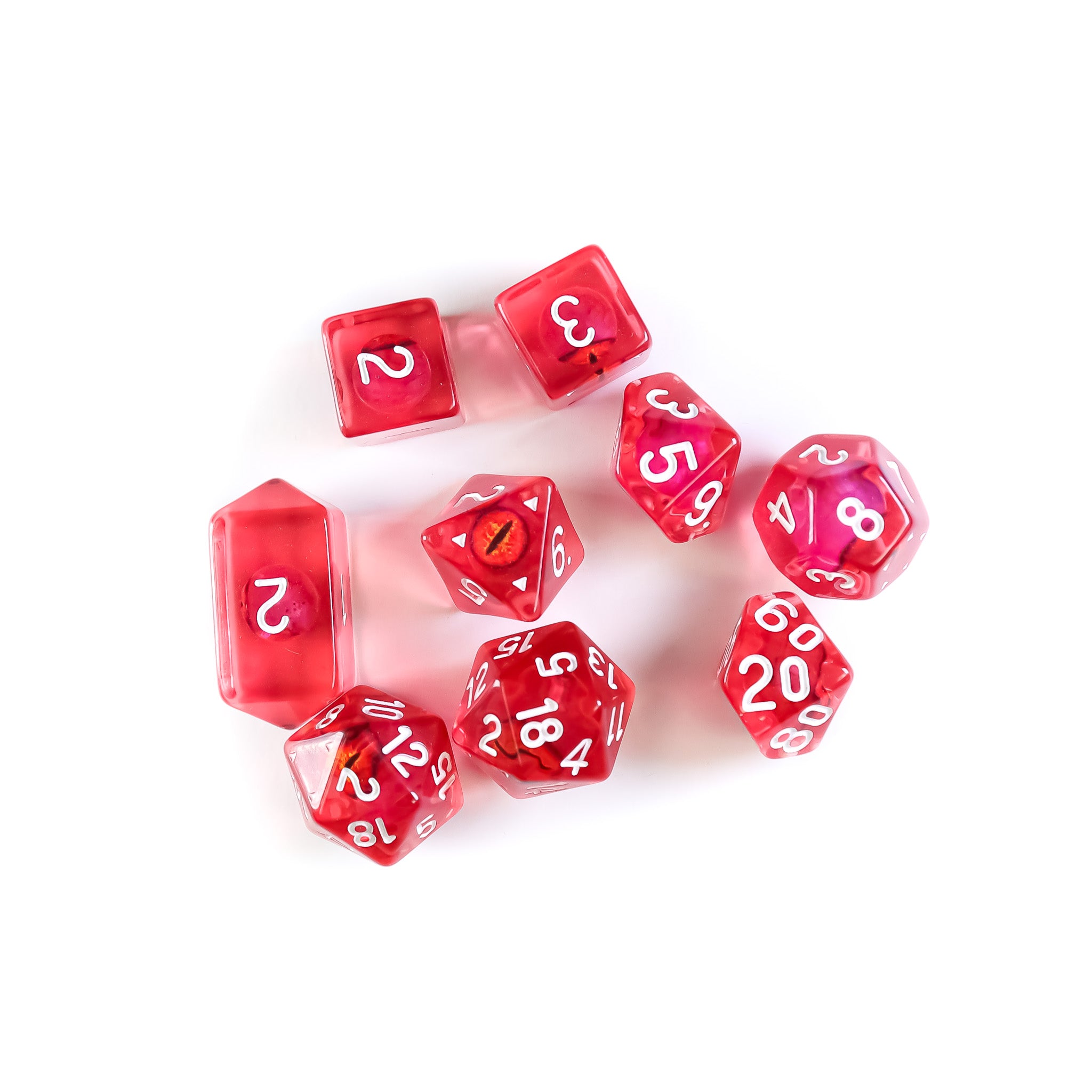 Pre-Order Dragon Eye Dice Round Edge - Red – Spidermind Games USA LLC